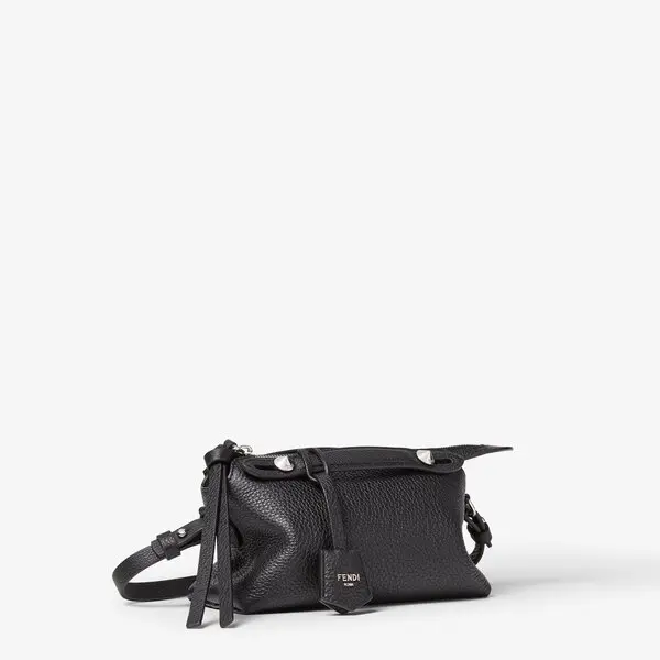 Fendi By The Way Soft Mini Black Cuoio Romano Leather Mini-bag